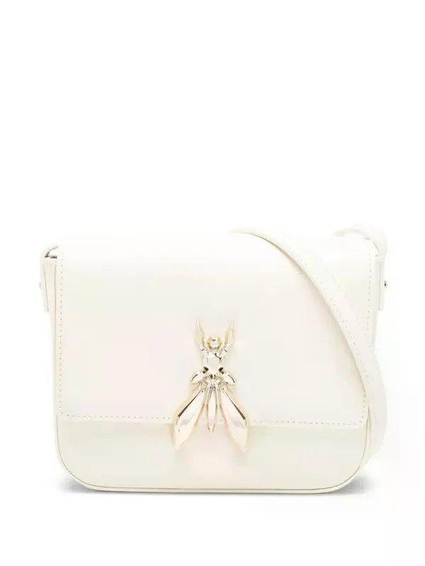 Patrizia Pepe Logo Leather Shoulder Bag