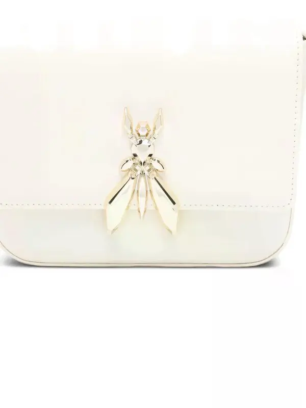 Patrizia Pepe Logo Leather Shoulder Bag