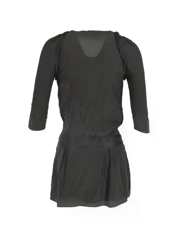 Maje Three-quarter-sleeve Mini Dress