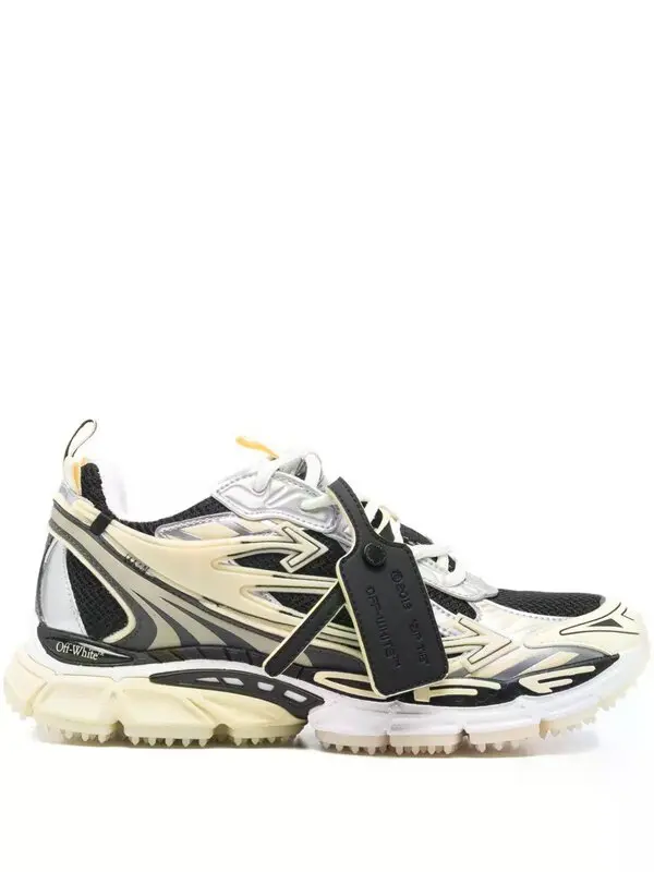 Off-White Lace-up Rubber Trainers - Neutrals