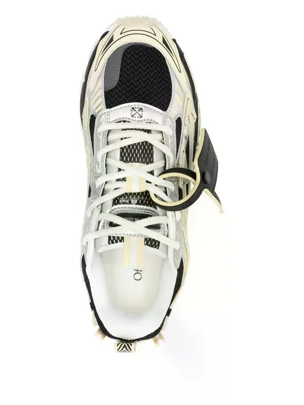 Off-White Lace-up Rubber Trainers - Neutrals