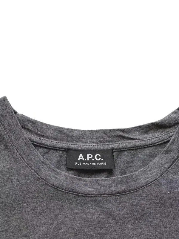 A.p.c. Crewneck Short-sleeve T-shirt - Grey