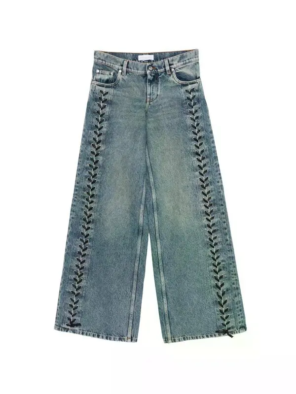 Stella McCartney Five-pocket Wide Leg Jeans - Blue