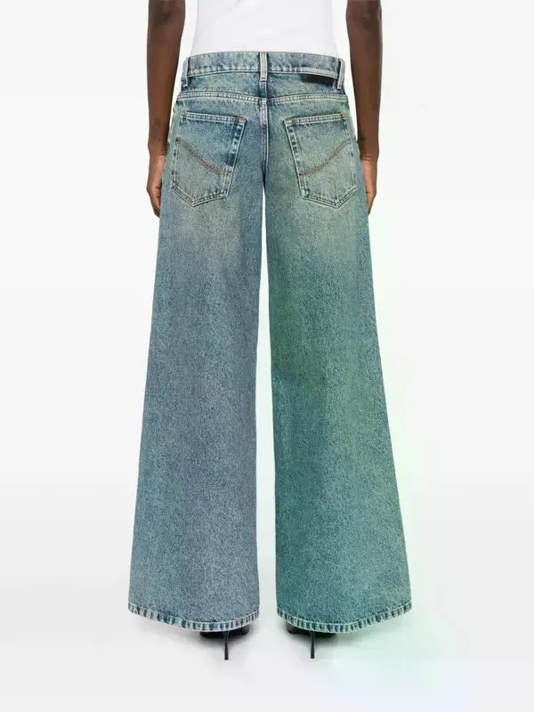 Stella McCartney Five-pocket Wide Leg Jeans - Blue