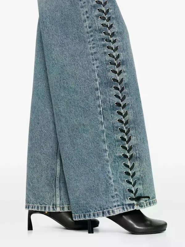 Stella McCartney Five-pocket Wide Leg Jeans - Blue
