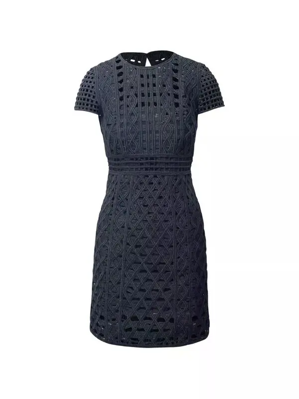 Burberry Lace-detail Mini Dress