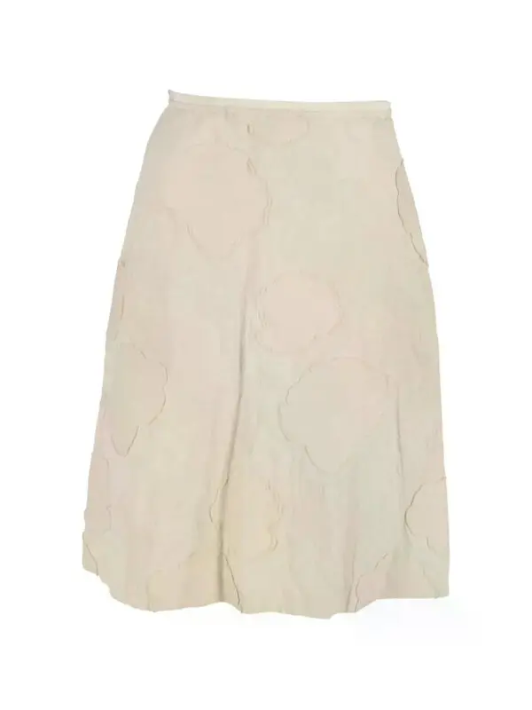 Piazza Sempione Patchwork A-line Midi Skirt