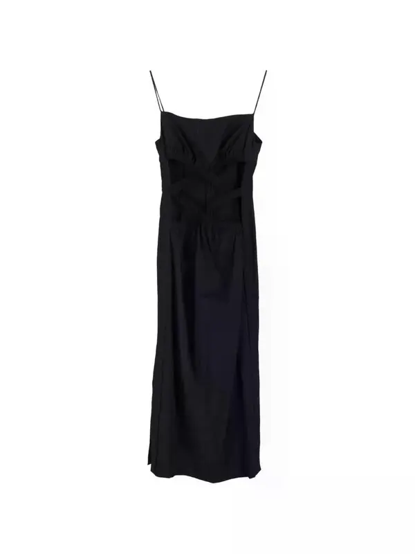 Christopher Esber Cutout Shirred Maxi Dress