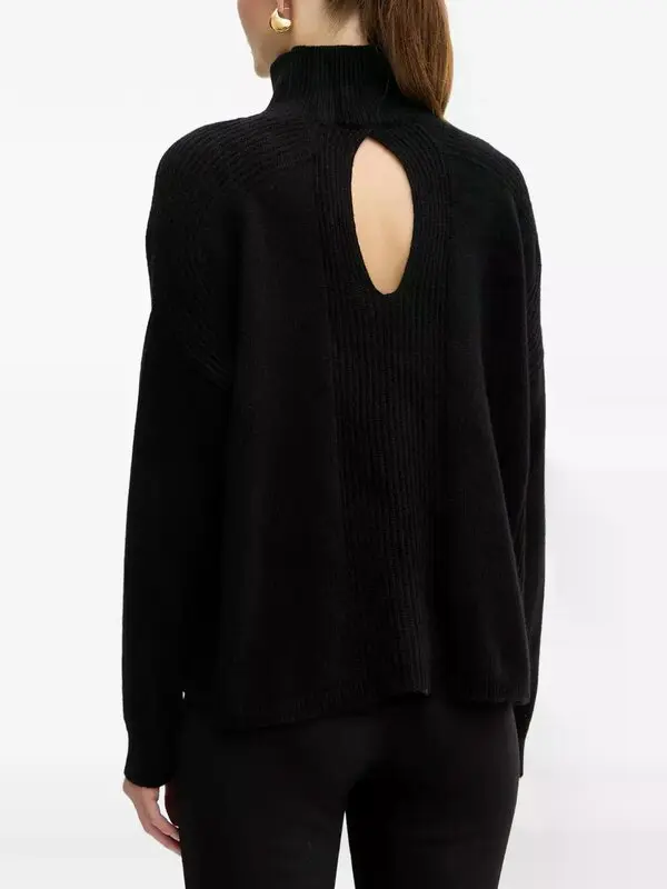 Liu Jo Turtleneck Sweater With Back Cutout