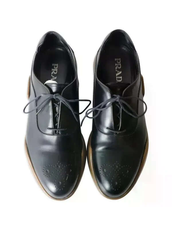 Prada Brogues Platform Shoes