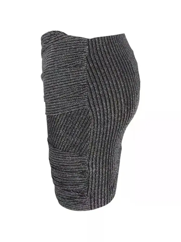 IRO PARIS Lamé Mini Skirt