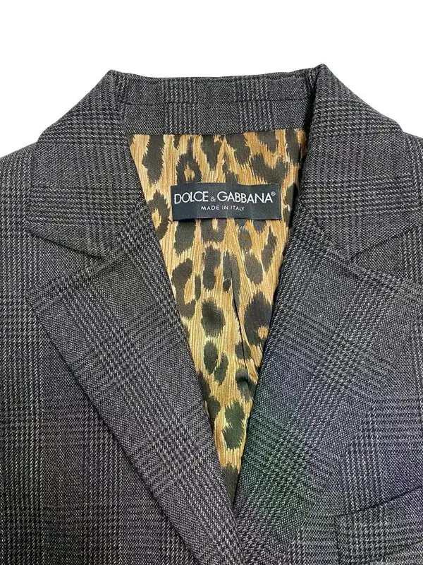 Dolce & Gabbana Check-pattern Blazer