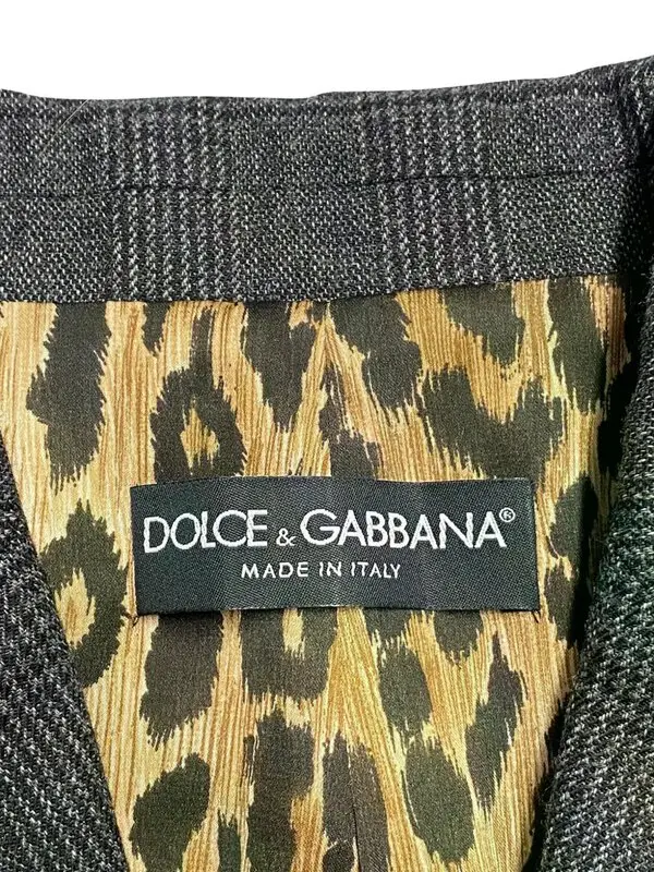 Dolce & Gabbana Check-pattern Blazer