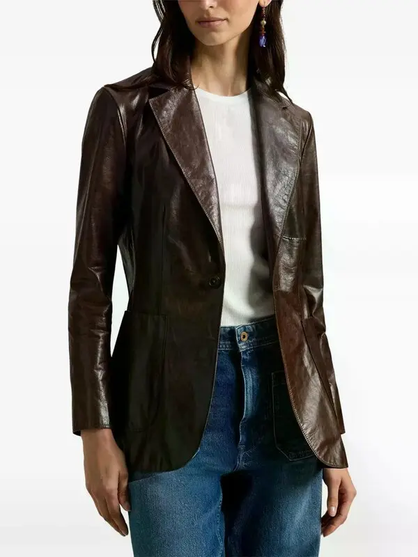 Polo Ralph Lauren Leather Blazer