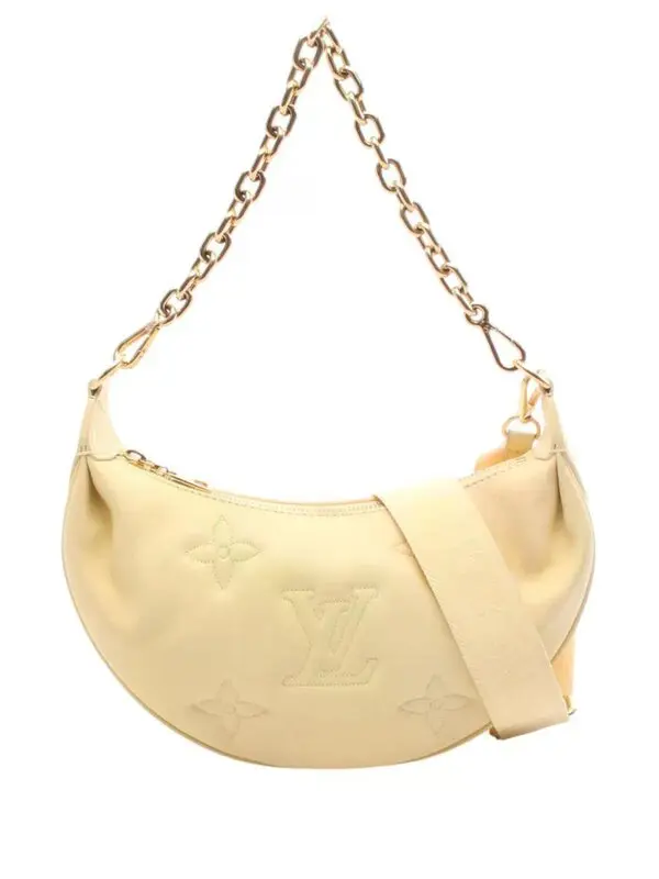 LOUIS VUITTON 2021-2026 Leather Bubblegram Over The Moon Satchel - Yellow