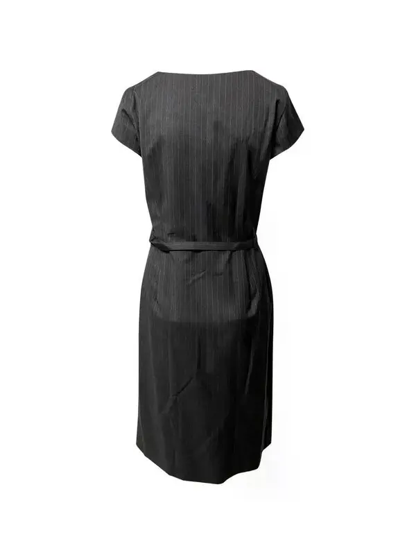 JOSEPH Pinstripe Cowl Neck Dress