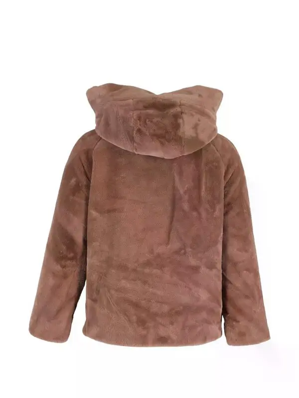 Herno Hooded Faux-fur Jacket