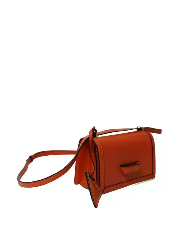 Loewe Small Leather Cross Body Bag - Orange