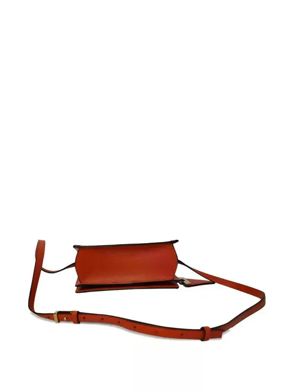 Loewe Small Leather Cross Body Bag - Orange