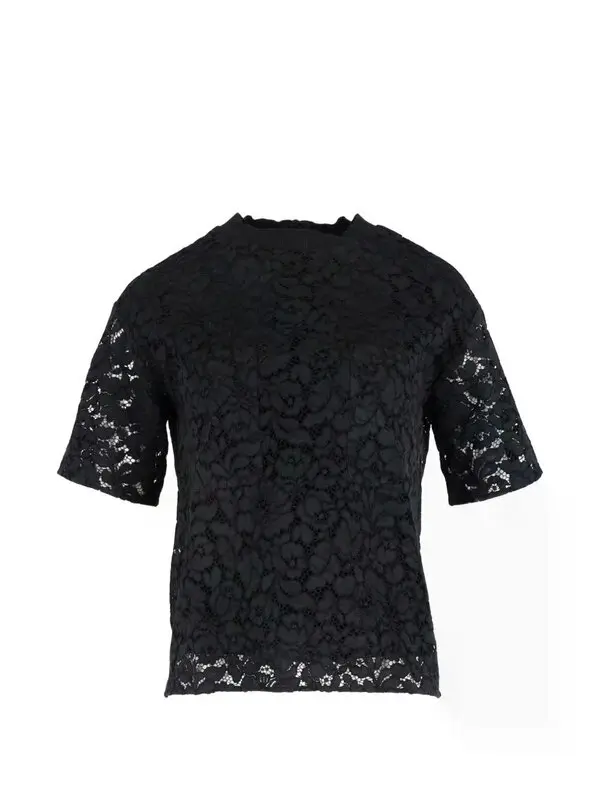 JOSEPH Lace Short-sleeve Top