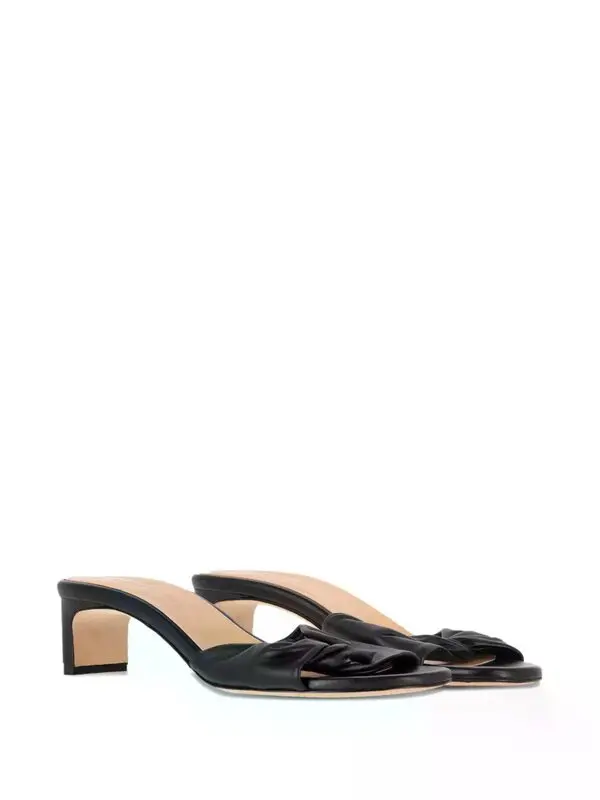 Dear Frances Twisted Leather Sandals
