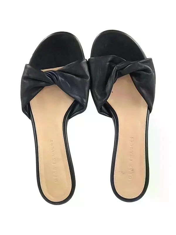 Dear Frances Twisted Leather Sandals