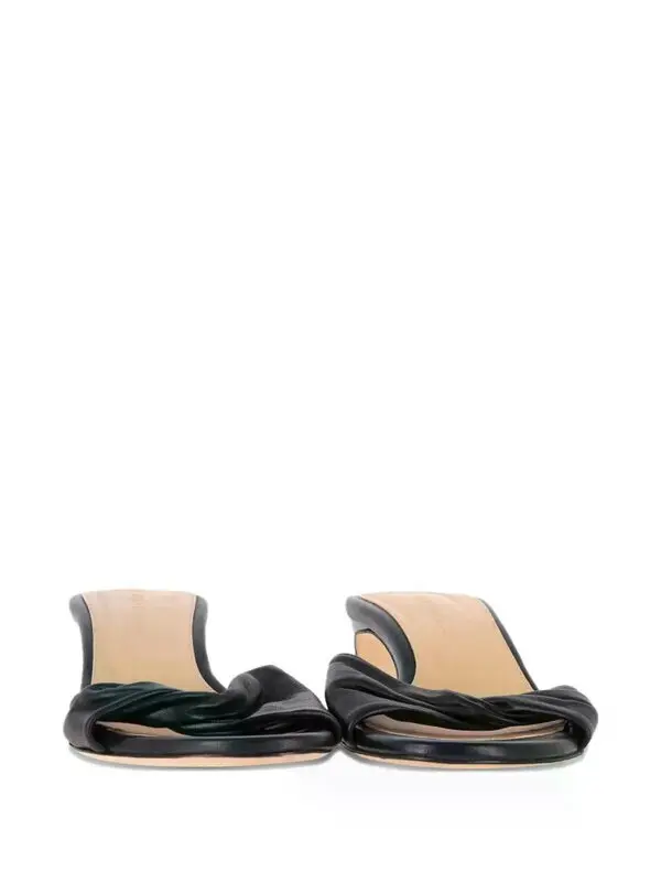 Dear Frances Twisted Leather Sandals