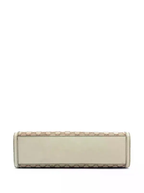 Gucci Large Gg Canvas Emily Shoulder Bag - Brown