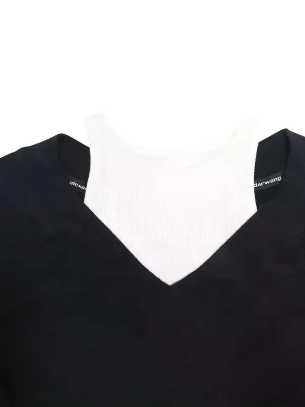 ALEXANDER WANG V-neck Layered Dress