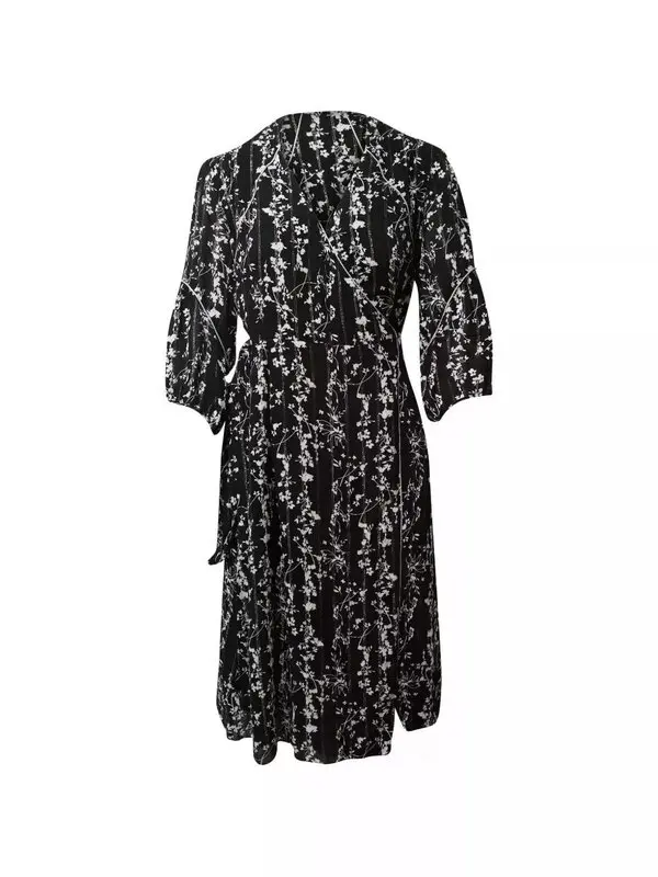 Ba&sh Floral-pattern Tie-waist Midi Dress