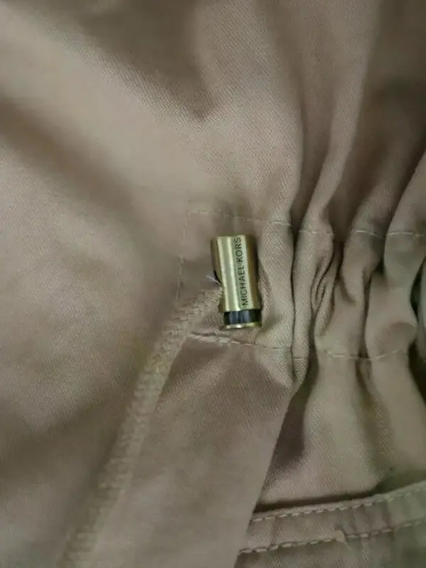 Michael Kors Hooded Cotton Trench Coat
