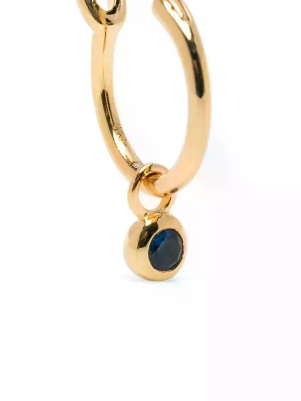 MISSOMA Tennis Charm Hoop Earrings