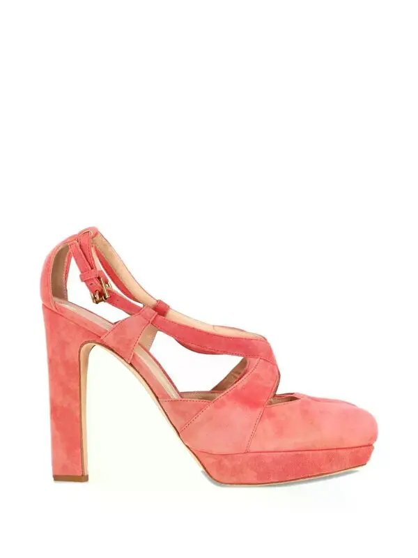 JIL SANDER Cross-strap Platform Heeled Pumps
