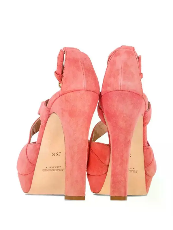 JIL SANDER Cross-strap Platform Heeled Pumps