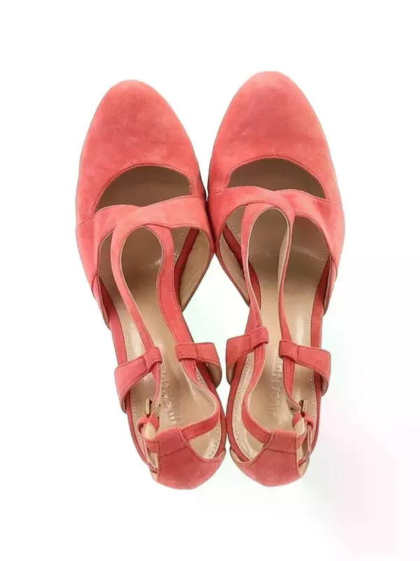 JIL SANDER Cross-strap Platform Heeled Pumps