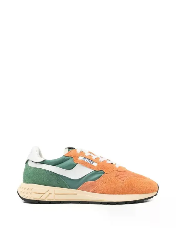 AUTRY Reelwind Panelled Sneakers - Orange