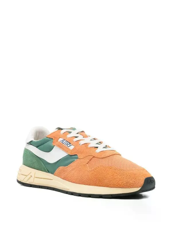 AUTRY Reelwind Panelled Sneakers - Orange