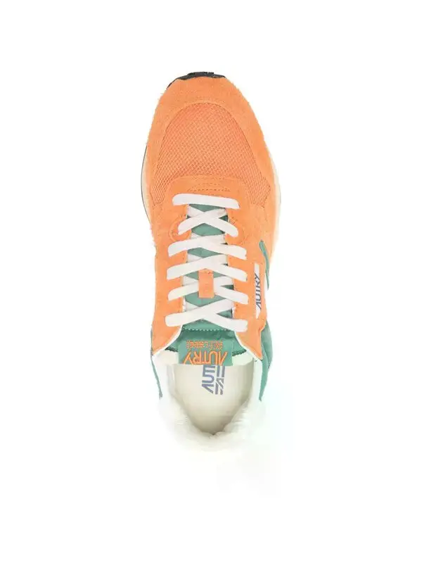 AUTRY Reelwind Panelled Sneakers - Orange