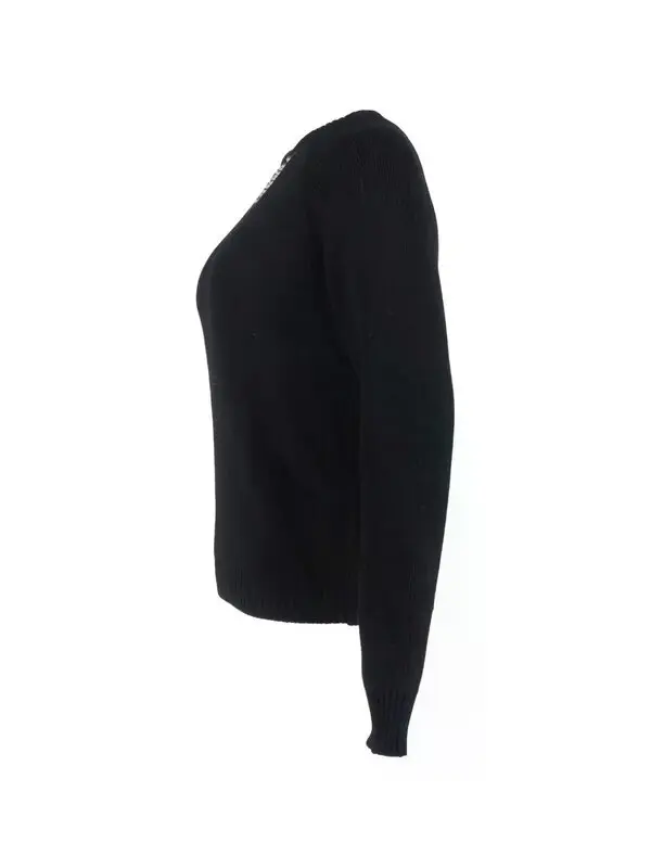 Saint Laurent Stud-embellished Mock-neck Sweater