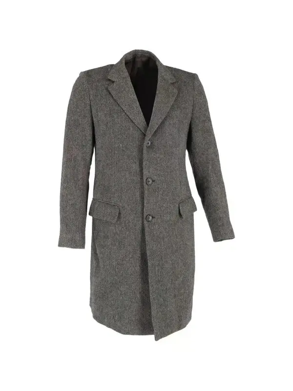 JIL SANDER Notched-lapel Coat - Grey