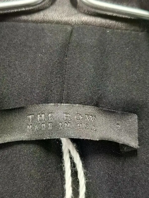 THE ROW Single-breasted Leather Jacket
