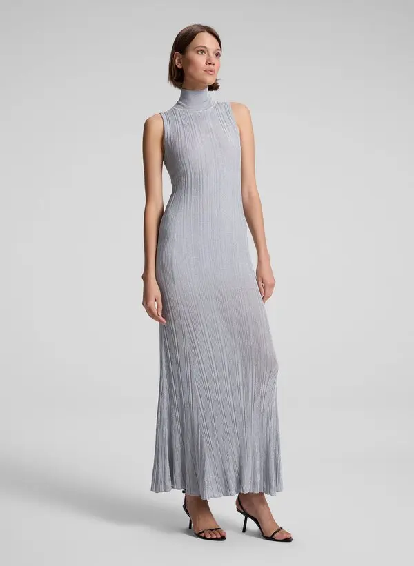 A.L.C. Arden Metallic Knit Maxi Dress