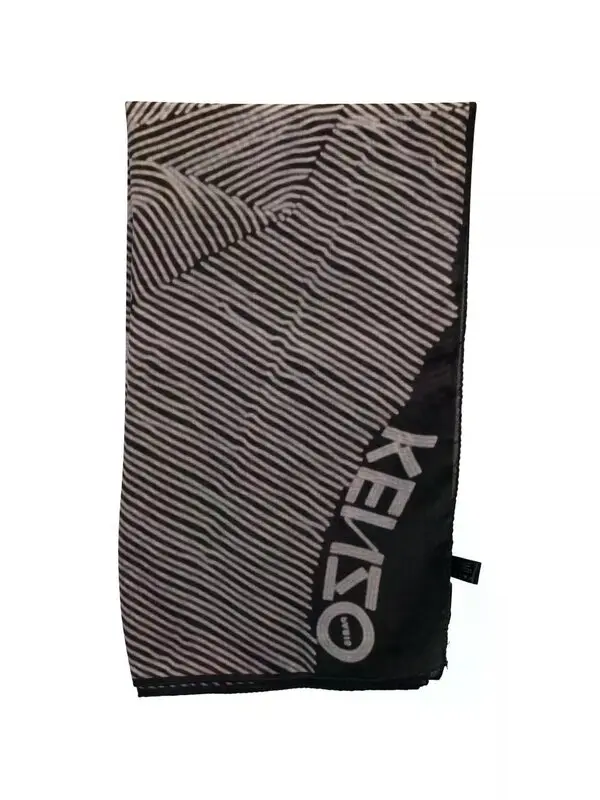 Kenzo Stripe Print Scarf