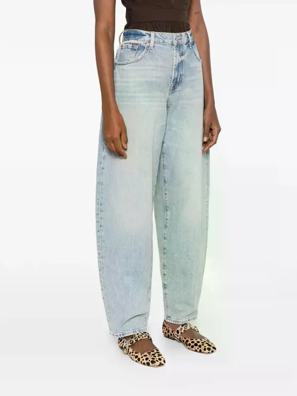 7 For All Mankind Wash Denim Jeans - Blue