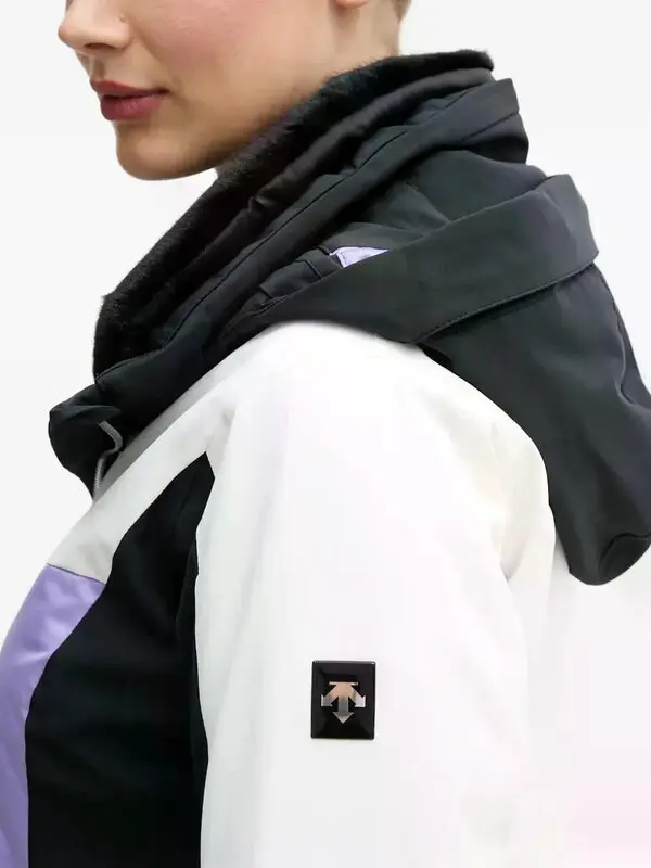 DESCENTE Colour-block Hooded Ski Jacket