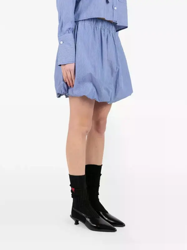 SOCIETE ANONYME Striped Mini Skirt - Blue