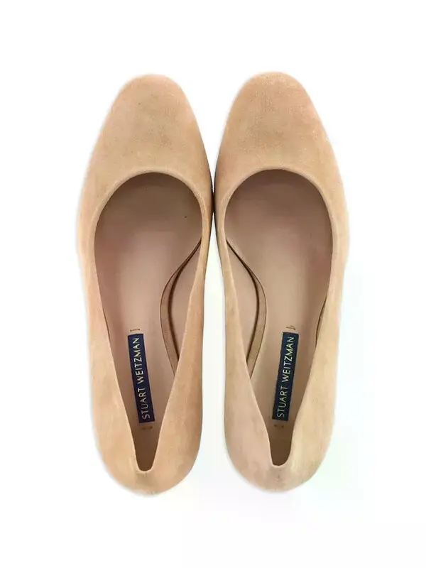 STUART WEITZMAN Mary Ann Block Heel Pumps