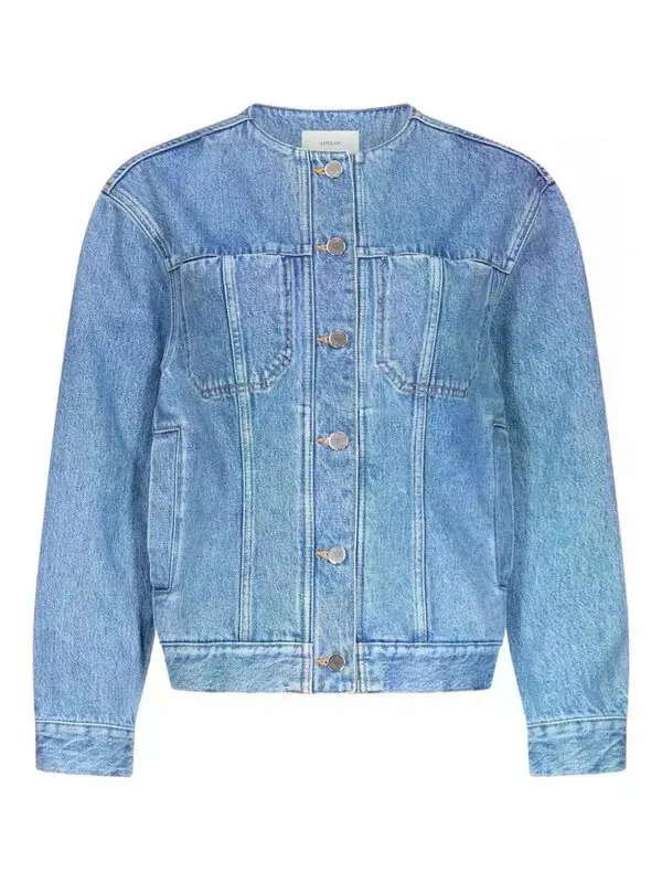 Loulou De Saison Rima Patch-pocket Jacket - Blue