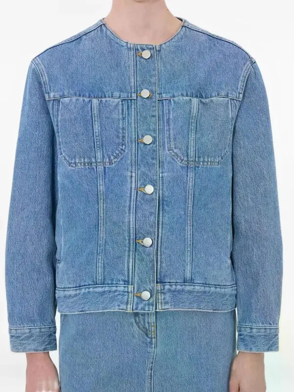 Loulou De Saison Rima Patch-pocket Jacket - Blue
