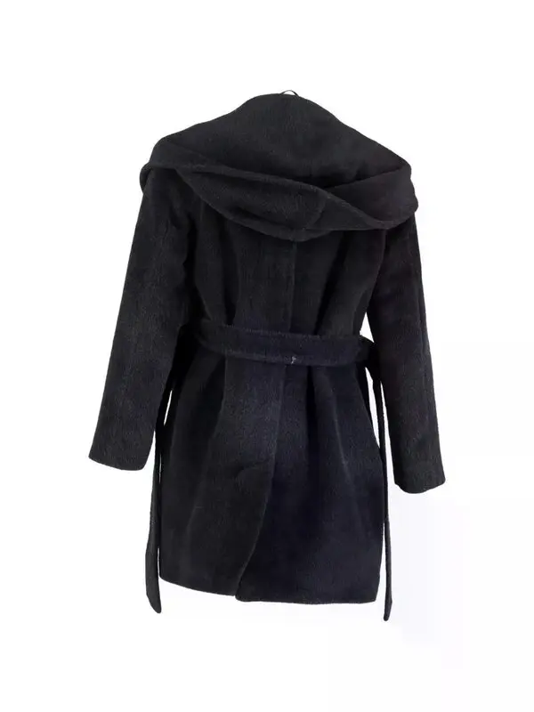 Max Mara Hooded Belt Coat